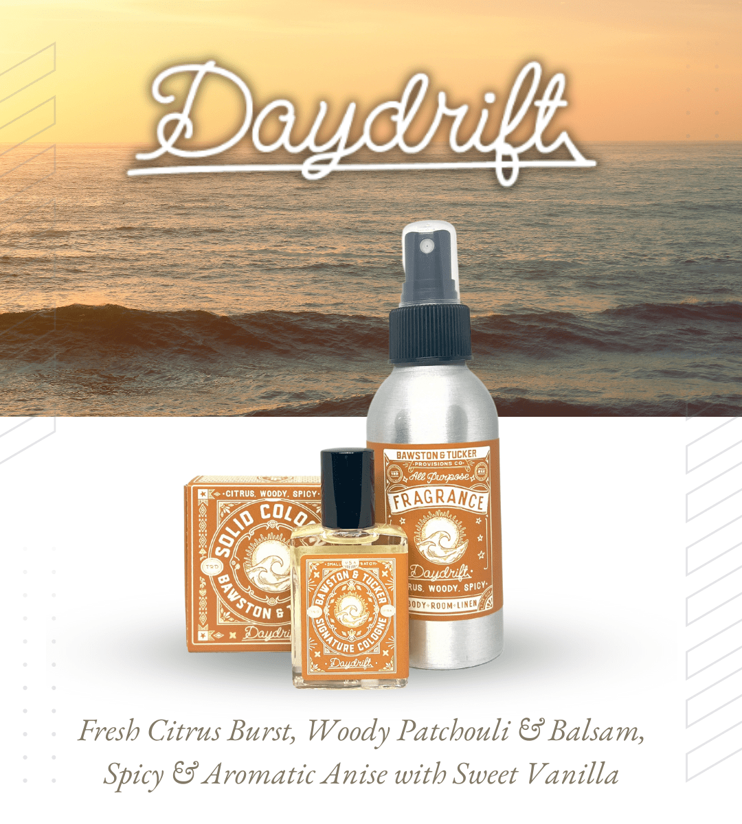 All Purpose Fragrance Spray - Daydrift - Bawston & Tucker